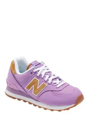 NEW BALANCE 574 Lace-Up Sneakers Purple