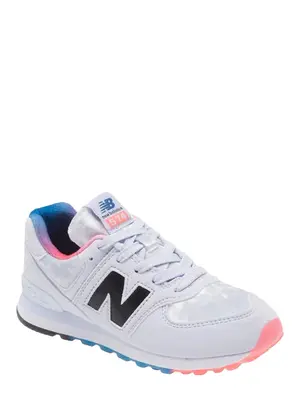NEW BALANCE 574 Lace-Up Sneakers Silent Grey