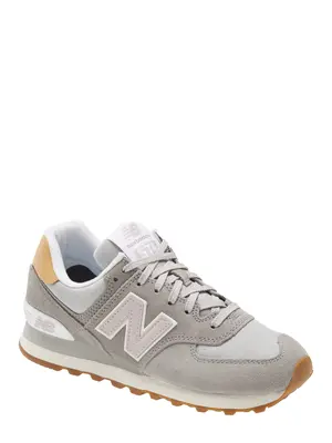 NEW BALANCE 574 Lace-Up Sneakers Steel