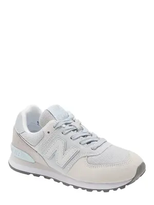 NEW BALANCE 574 Lace-Up Sneakers Summer Fog