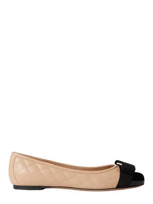 FERRAGAMO Ferragamo Varina Ballet Flats Neutrals