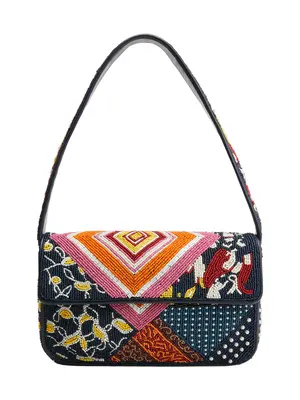 Staud STAUD Tommy Floral Shoulder Bag Patchwork