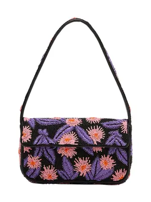 Staud STAUD Tommy Floral Shoulder Bag Quartz Acid