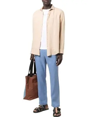 FRESCOBOL CARIOCA Long-sleeve Linen Shirt