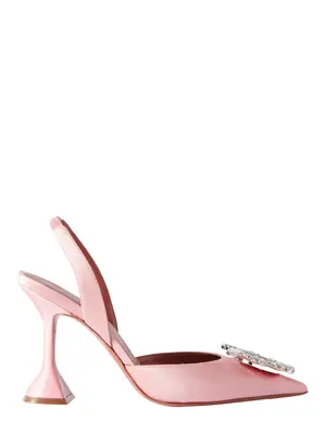 Amina Muaddi Amina Muaddi Begum Slingback Pumps Pink