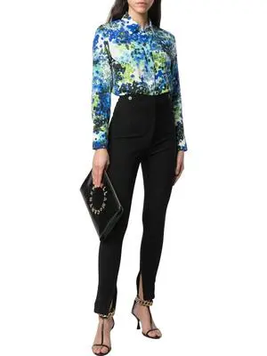 STELLA MCCARTNEY Stella McCartney High-Waisted Skinny Trousers With Decorative Buttons