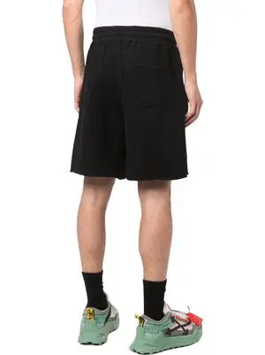DOMREBEL Logo-embroidered Track Shorts - Black