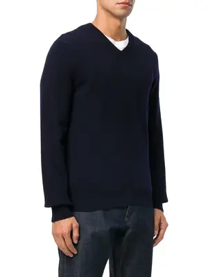 Play Comme Des Garcon Heart-patch Sweater - Blue