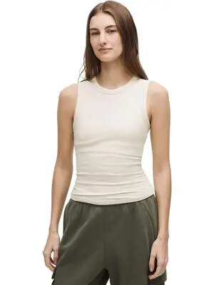 Lululemon Hold Tight Crewneck Tank Top - Light Ivory