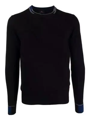 Peuterey Contrast-trim Jumper - Black