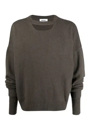 AMBUSH Cut-out Knitted Jumper - Green