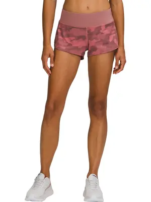 Lululemon Speed Up Low-Rise Lined Short 2.5" Printed