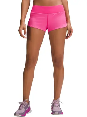 Lululemon Speed Up Low-Rise Lined Short 2.5" Sonic Pink