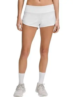 Lululemon Speed Up Low-rise Lined Short 2.5 - White