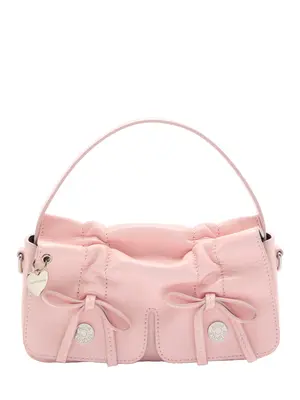 Acne Studios Mini Multipocket Leather Top Handle Bag - Pink