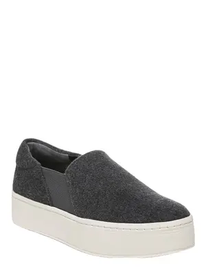 Vince Vince Warren Platform Slip-On Sneakers Charcoal- Dm