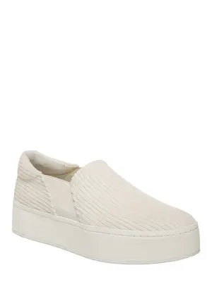 Vince Vince Warren Platform Slip-On Sneakers Cream