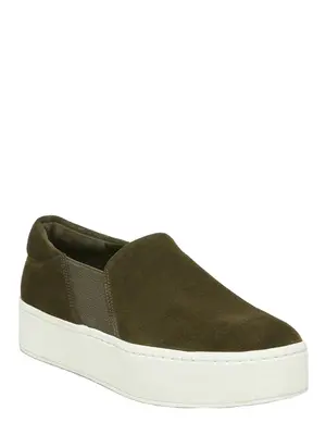 Vince Vince Warren Platform Slip-On Sneakers Green