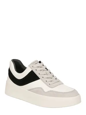 Vince Vince Warren Platform Slip-On Sneakers Milk/ Black