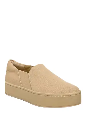Vince Vince Warren Platform Slip-On Sneakers Sand
