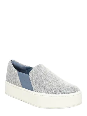 Vince Vince Warren Platform Slip-On Sneakers Seascape