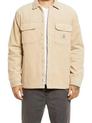 Carhartt Work In Progress Whitsome Cotton Corduroy Shirt Jacket Wall