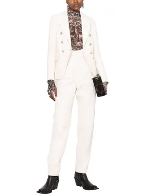 Philipp Plein High-waisted Trousers - Neutrals