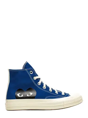 CONVERSE Comme Des Garçons Play X Chuck 70 High Sneakers - Blue