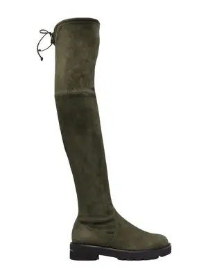 STUART WEITZMAN Lowland Lift Suede Boots - Green