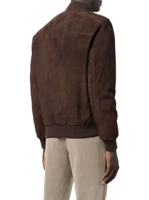 VALSTAR Buttoned Leather Jacket - Brown