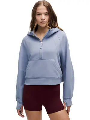 Lululemon Scuba Oversized Half-Zip Hoodie Blue Willow