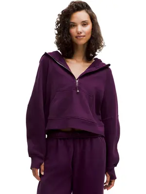 Lululemon Scuba Oversized Half-Zip Hoodie Dramatic Magenta