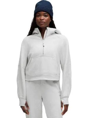 Lululemon Scuba Oversized Half-zip Hoodie - Heathered Core Ultra Light Grey