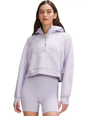 Lululemon Scuba Oversized Half-Zip Hoodie Lilac Ether