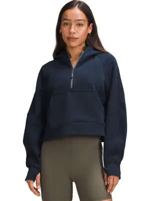 Lululemon Scuba Oversized Half-Zip Hoodie True Navy