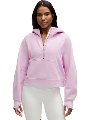 Lululemon Scuba Oversized Half-Zip Hoodie Vitapink