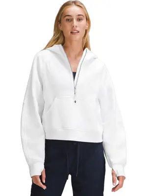 Lululemon Scuba Oversized Half-Zip Hoodie White