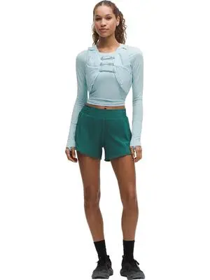 Lululemon Hotty Hot High-rise Lined Short 4 Deep Marina