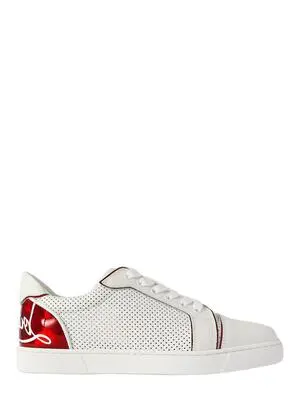 CHRISTIAN LOUBOUTIN Fun Vieira Printed Leather Sneakers - White
