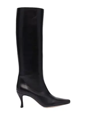 By Far Pointed Knee-length Boots - Black