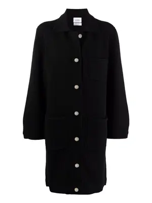 BARRIE Barrie Single-Breasted Cashmere-Cotton Blend Coat