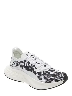 Apl Streamline Running Shoe White / Black / Leopard