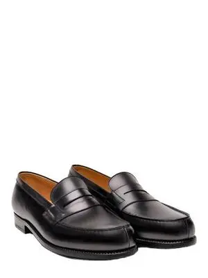 J.M. WESTON 180 Penny Loafer - Black