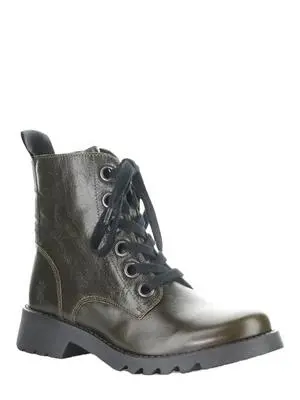 Fly London Ragi Combat Boots - Khaki