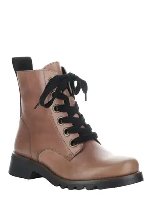 Fly London FLY London Ragi Combat Boots Rose Rug