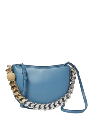 Stella McCartney Stella McCartney Frayme Small Shoulder Bag Teal