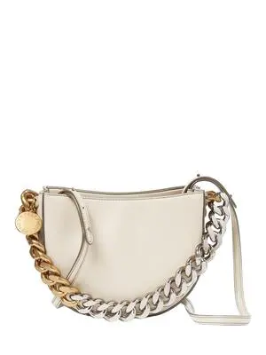 Stella McCartney Stella McCartney Frayme Small Shoulder Bag White