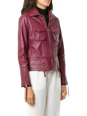OLYMPIAH Arcadio Leather Jacket
