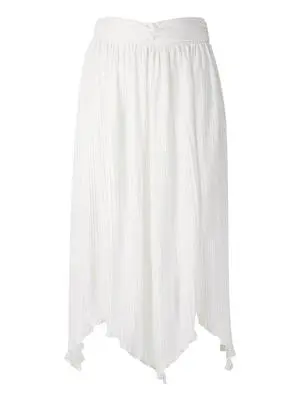 OLYMPIAH Camelia Midi Skirt - White