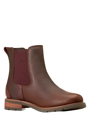 Ariat Ariat Wexford Waterproof Chelsea Boot Dark Brown